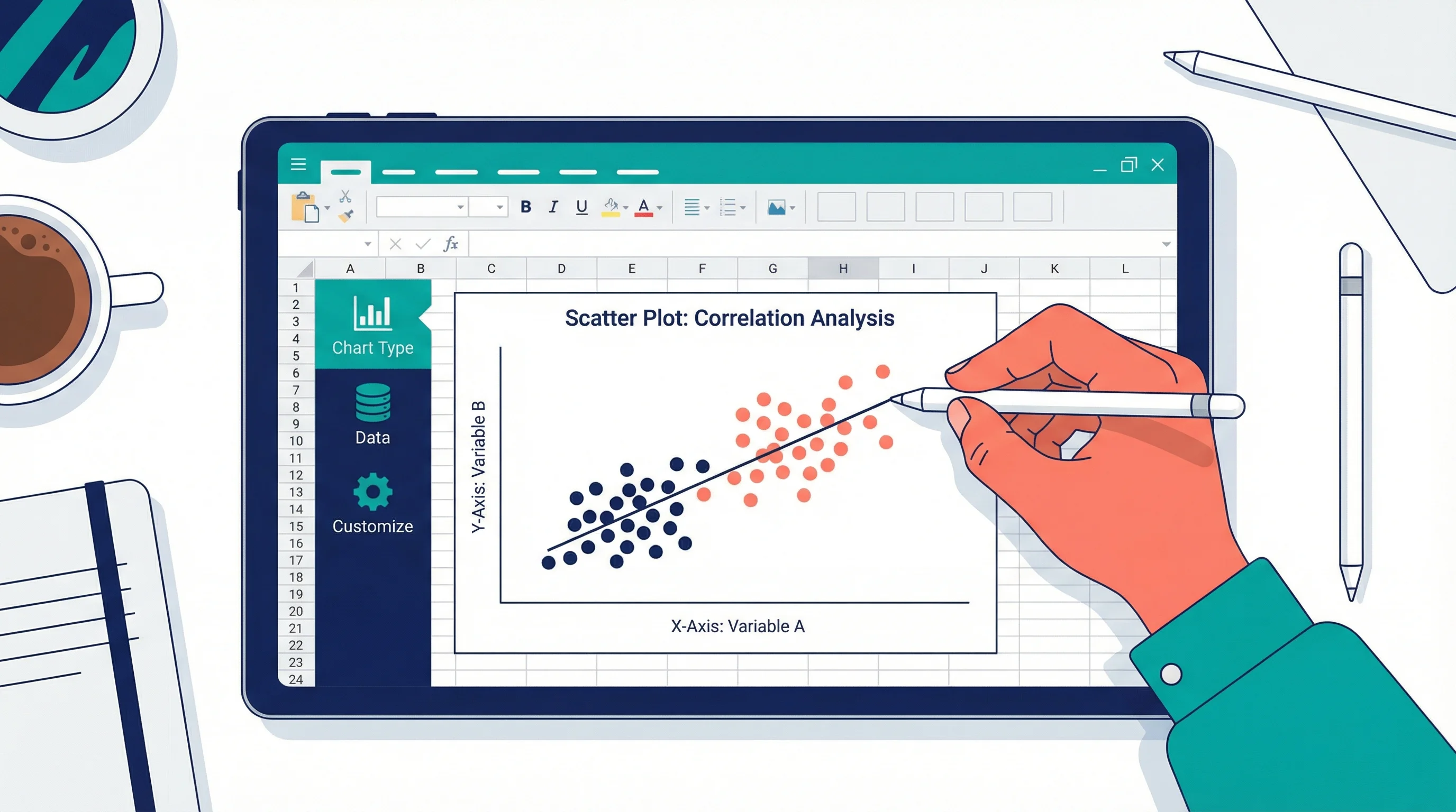How to Create Scatter Plots in Excel: Step-by-Step Guide (2026) | ConceptViz | AI-Powered ...